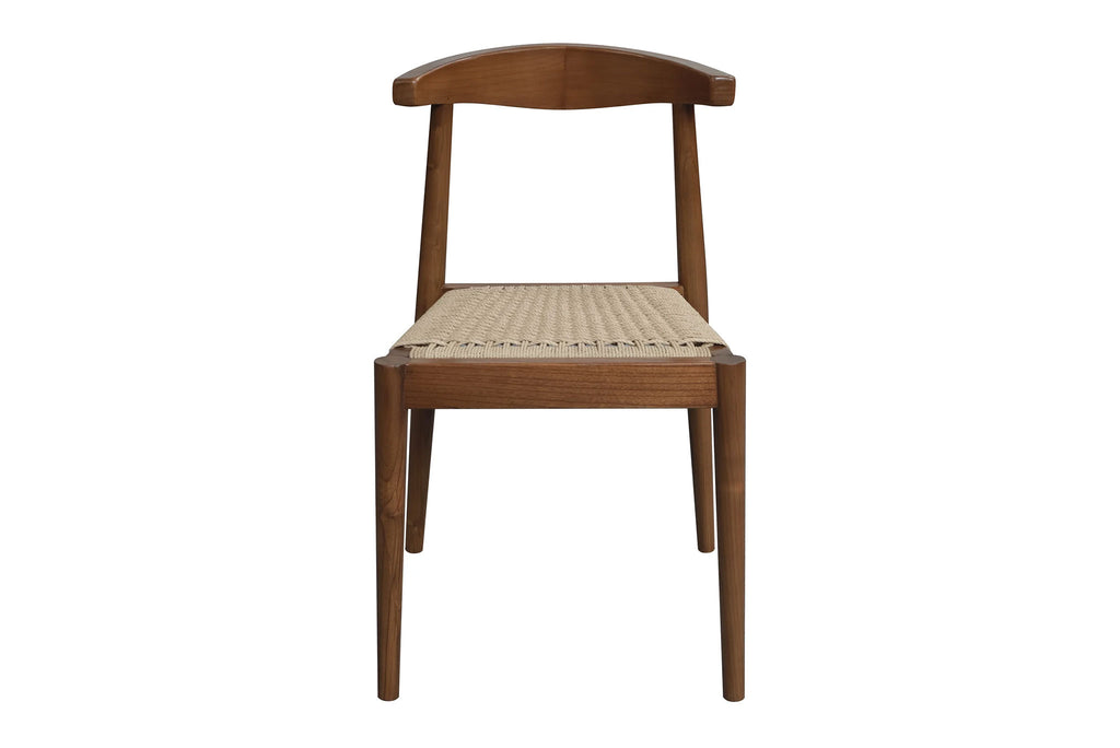 Arden Solid Oak Dining Chair with Loom - Almond – Our Baylor