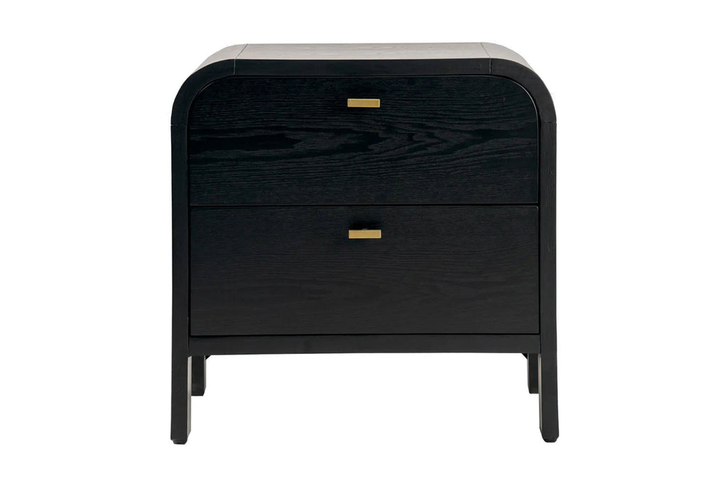 Chisholm Bedside Table - Black – Our Baylor