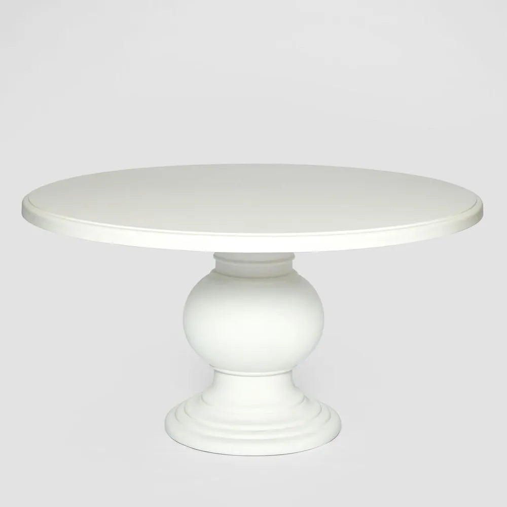 Calabria Round Dining Table White - Outdoor – Our Baylor