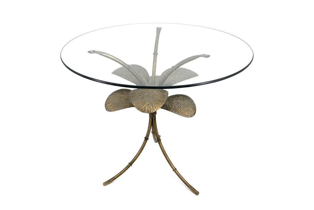 Amari Gold Leaf Side Table – Our Baylor