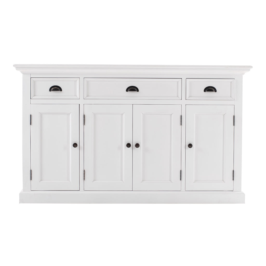 Halifax Mahogany Timber 4 Door 3 Drawer Buffet Table – Our Baylor