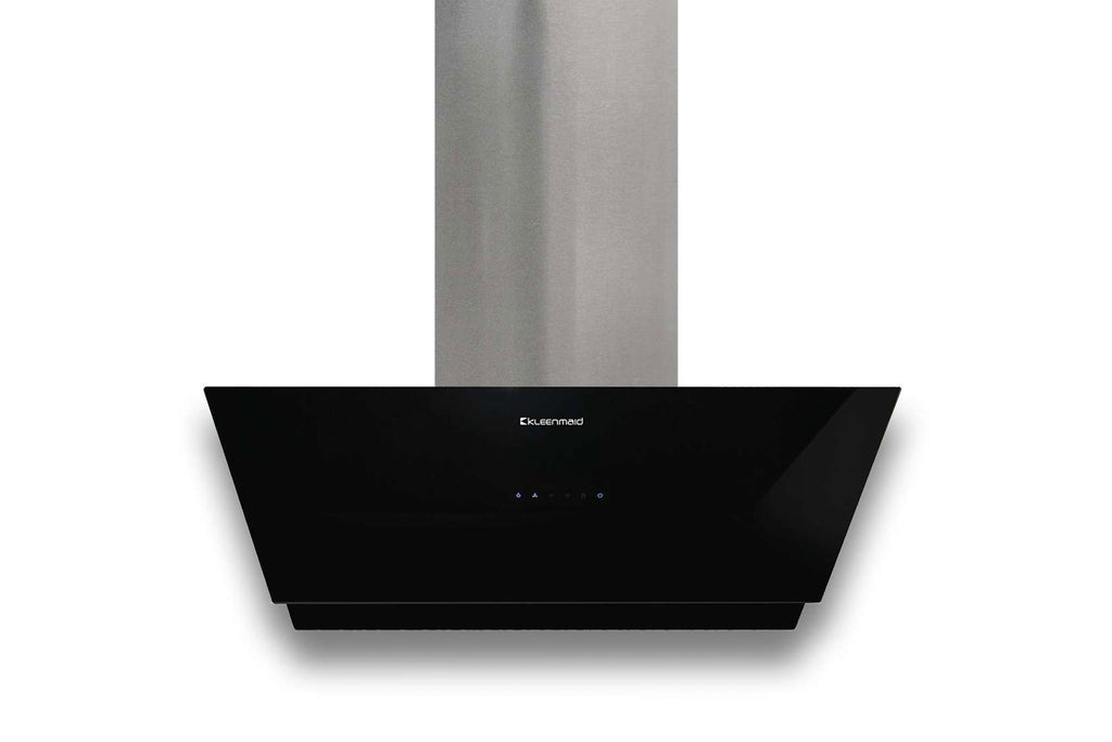 VERTICAL BLACK GLASS WALL MOUNTED 90CM RANGEHOOD – Our Baylor
