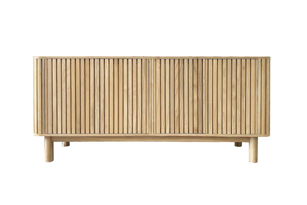 Vince Timber 4 Door Buffet Table, 180cm, Natural – Our Baylor